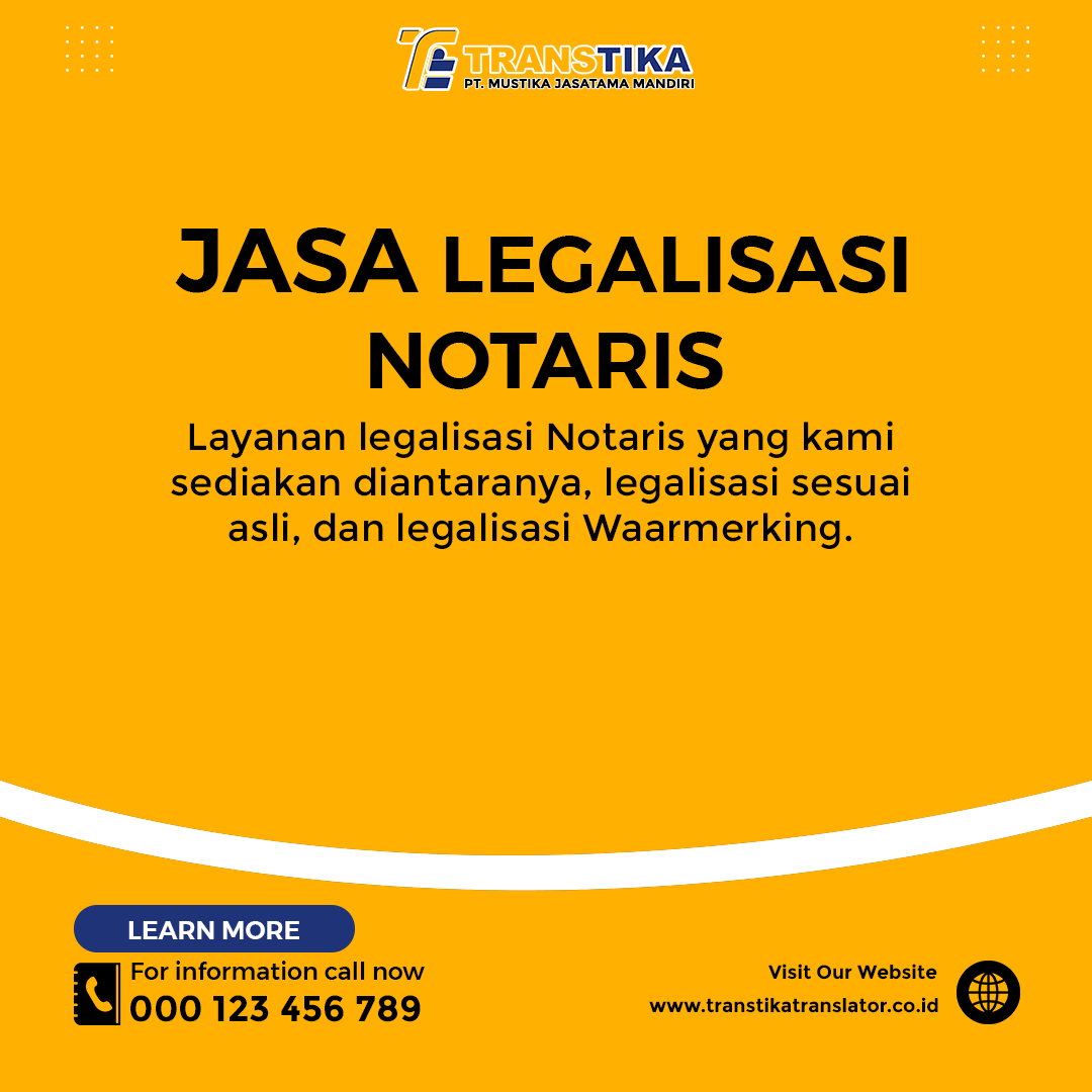 Jasa Legalisasi Notaris