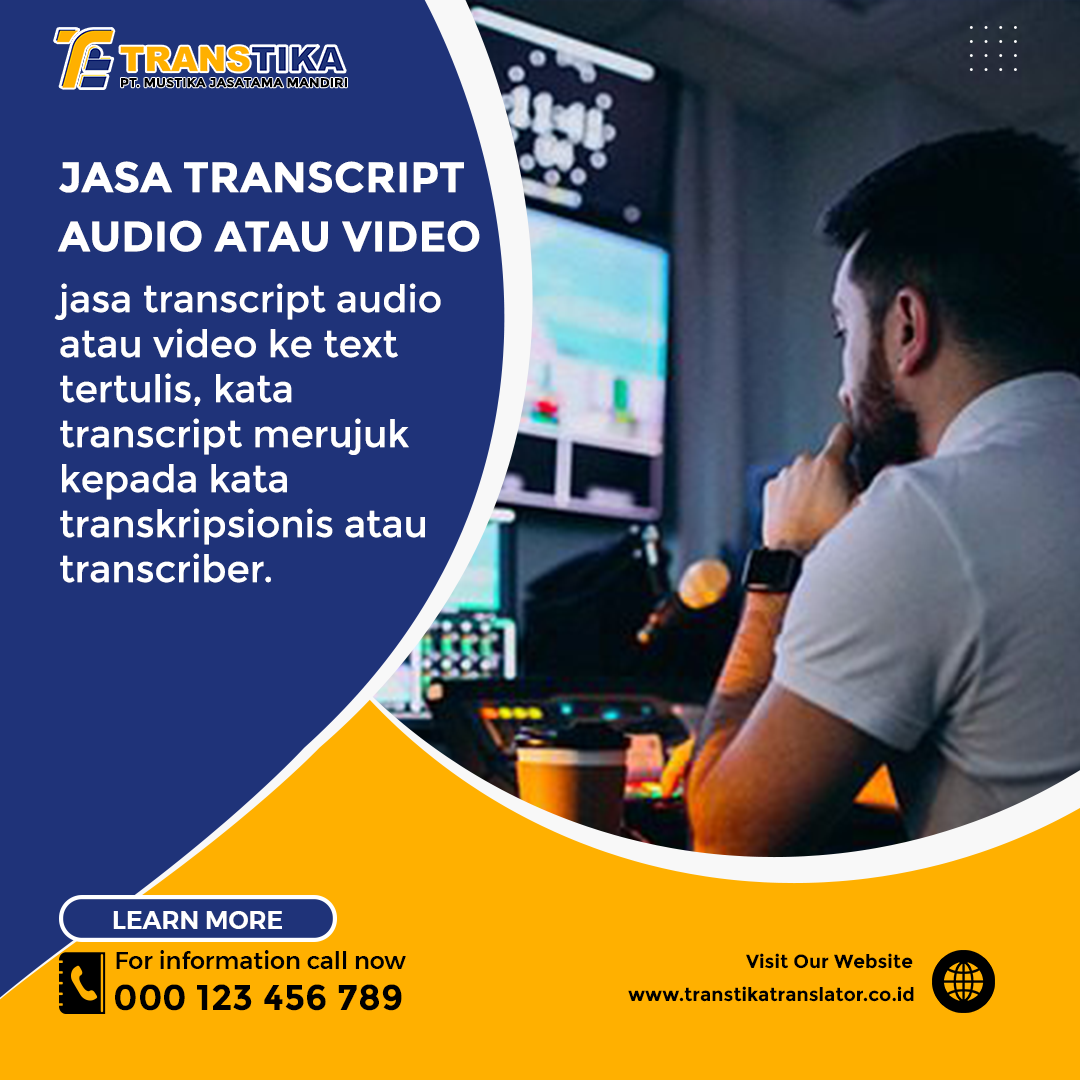 Jasa Transcript Audio atau Video ke Text